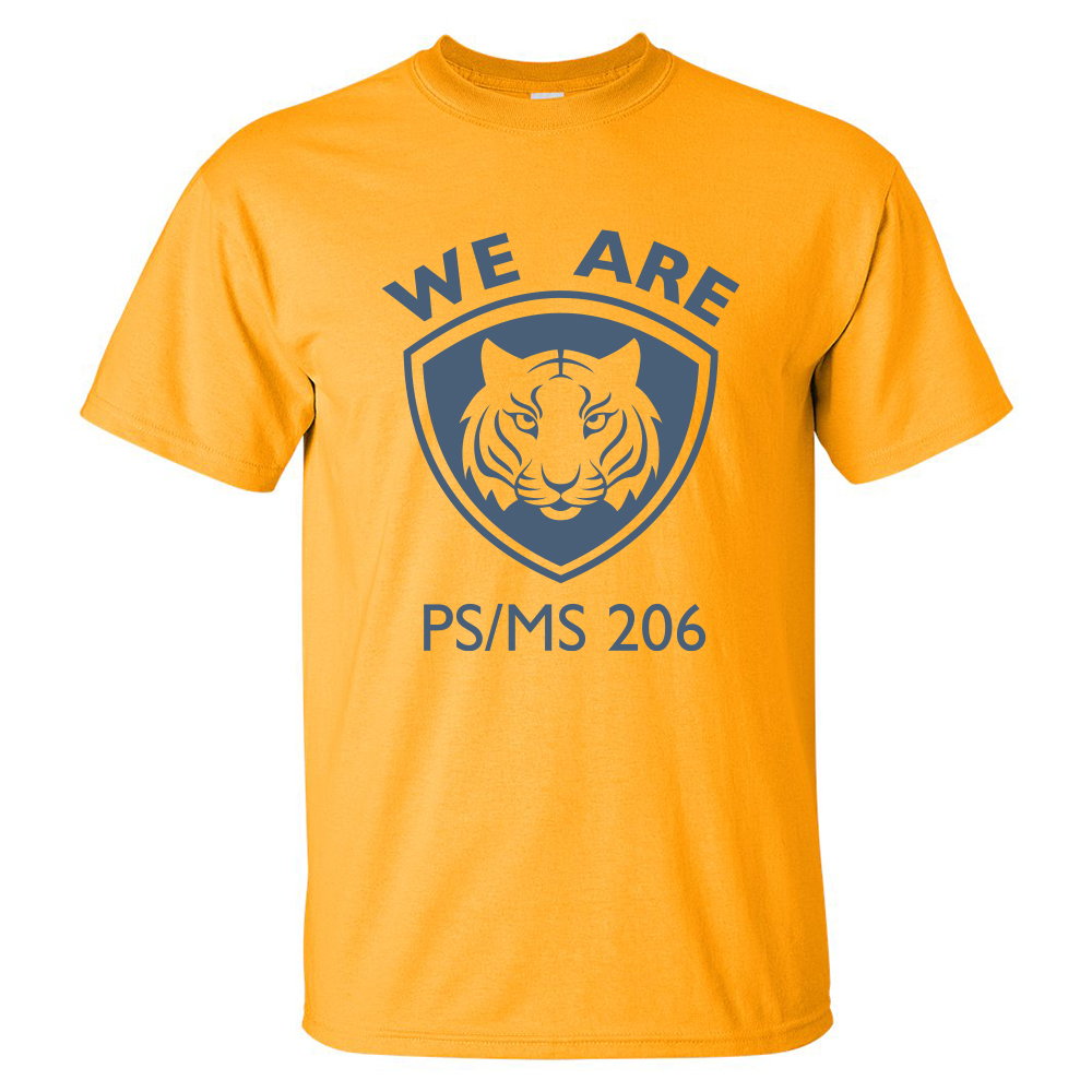 PS/MS 206 Yellow I am Short Sleeve Tee | VarsityCentralNJ.com