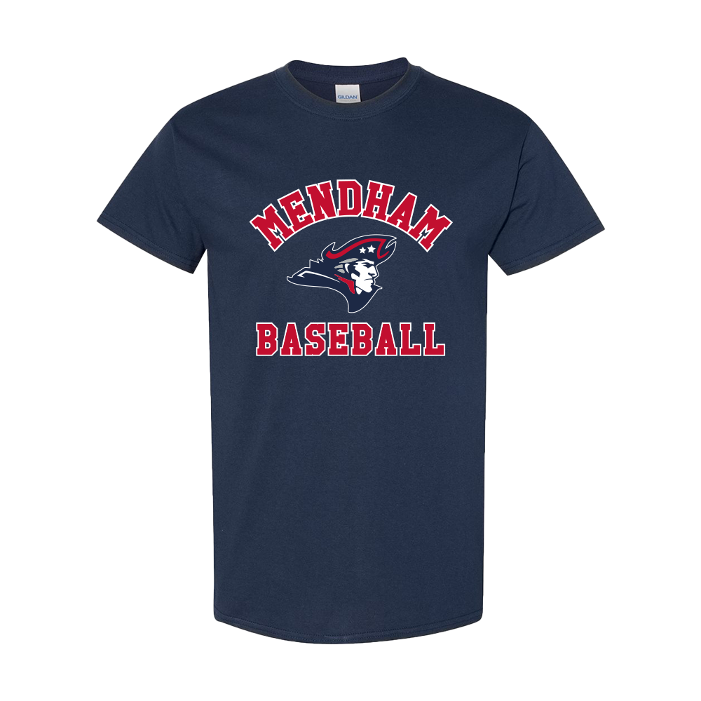 Mendham Baseball Short Sleeve Tee – Navy | VarsityCentralNJ.com