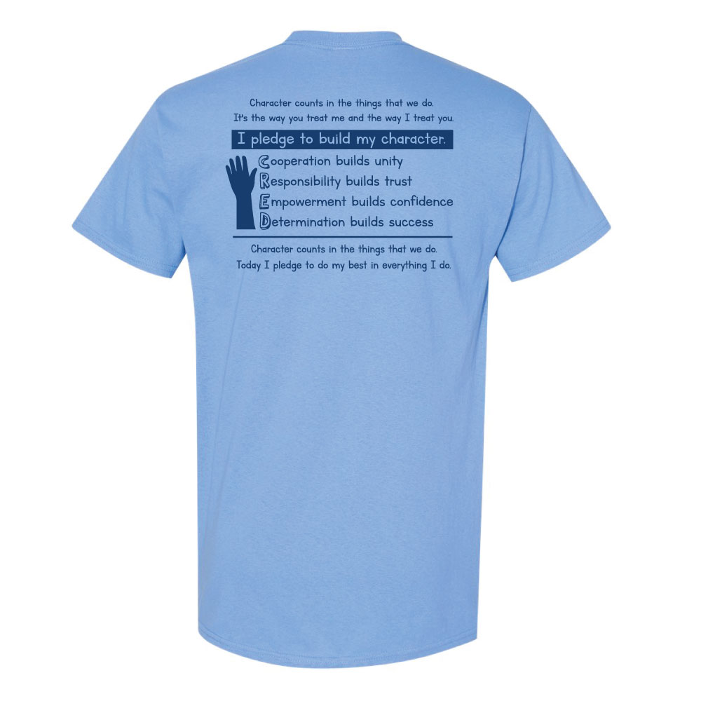 PS/MS 206 Short Sleeve Tee – Carolina Blue | VarsityCentralNJ.com